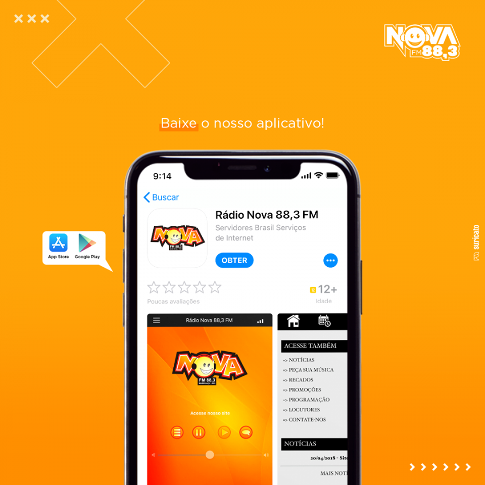 Você sabia que dá pra ouvir a NovaFM pelo celular? ? - Nova FM 88